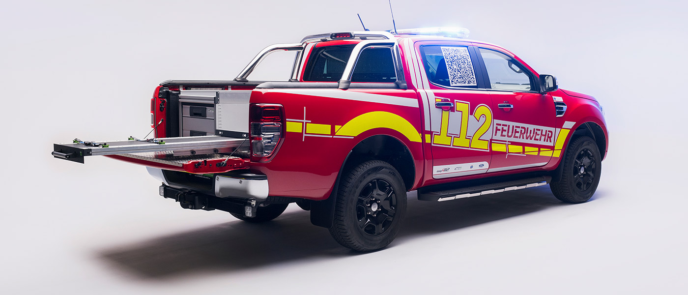 Ford Ranger DC 4x4 Limited als Feuerwehr KdoW - Hanzlik GmbH